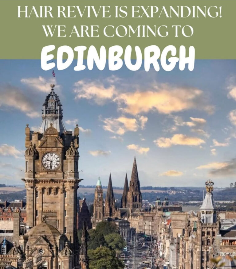 Hair Revive Open In Edinburgh – Hair Revive Clinics | Hair Restoration ...